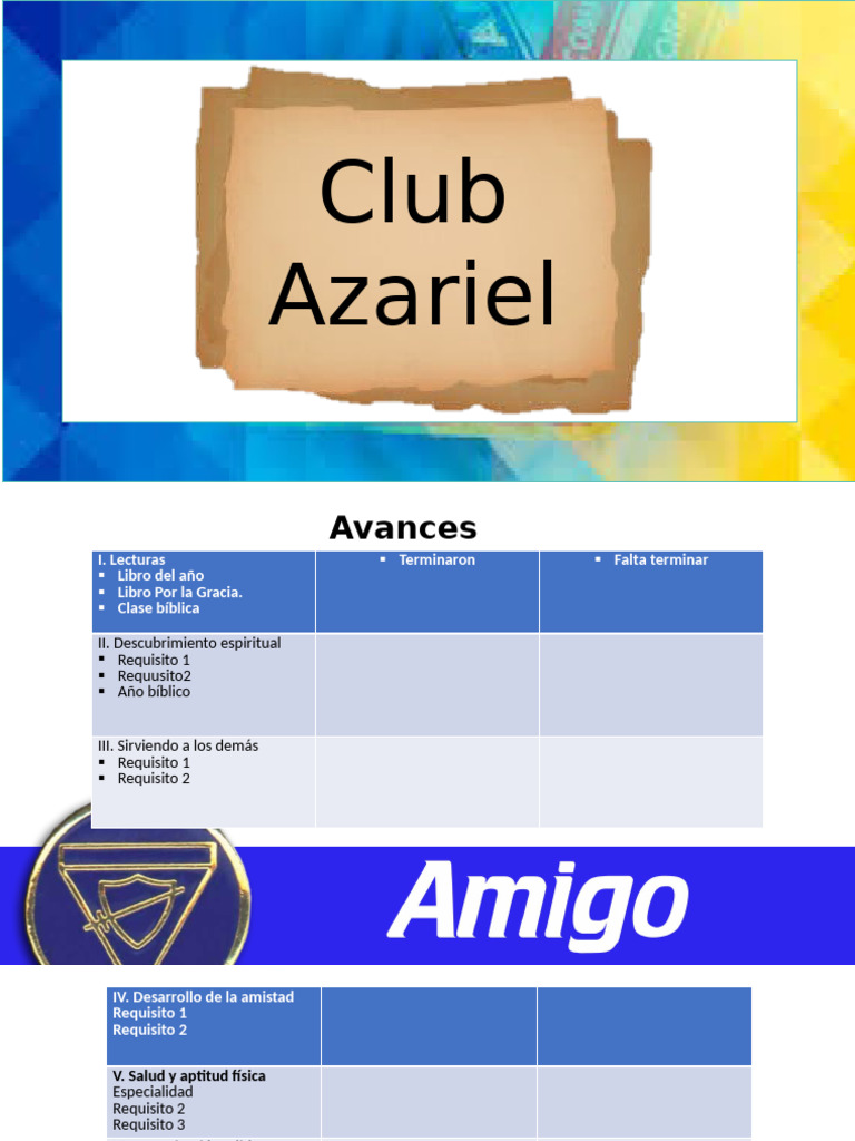 Club Azariel | PDF | Autosuperación | Estilo de vida