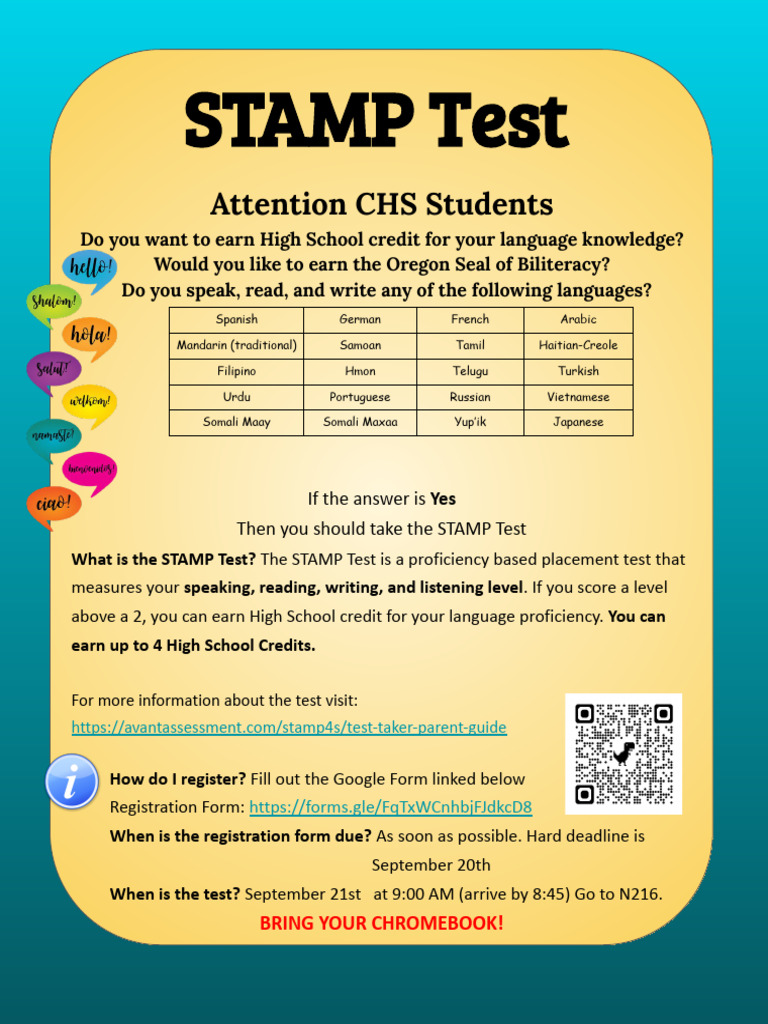 STAMP Flyer 9 - 21 - 24 | PDF | Comunicación humana | Familias de idiomas