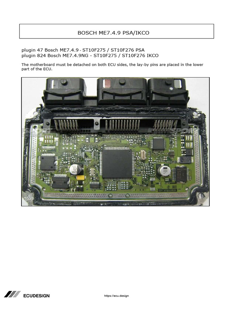 Bosch Me7.4.9 Psa | PDF