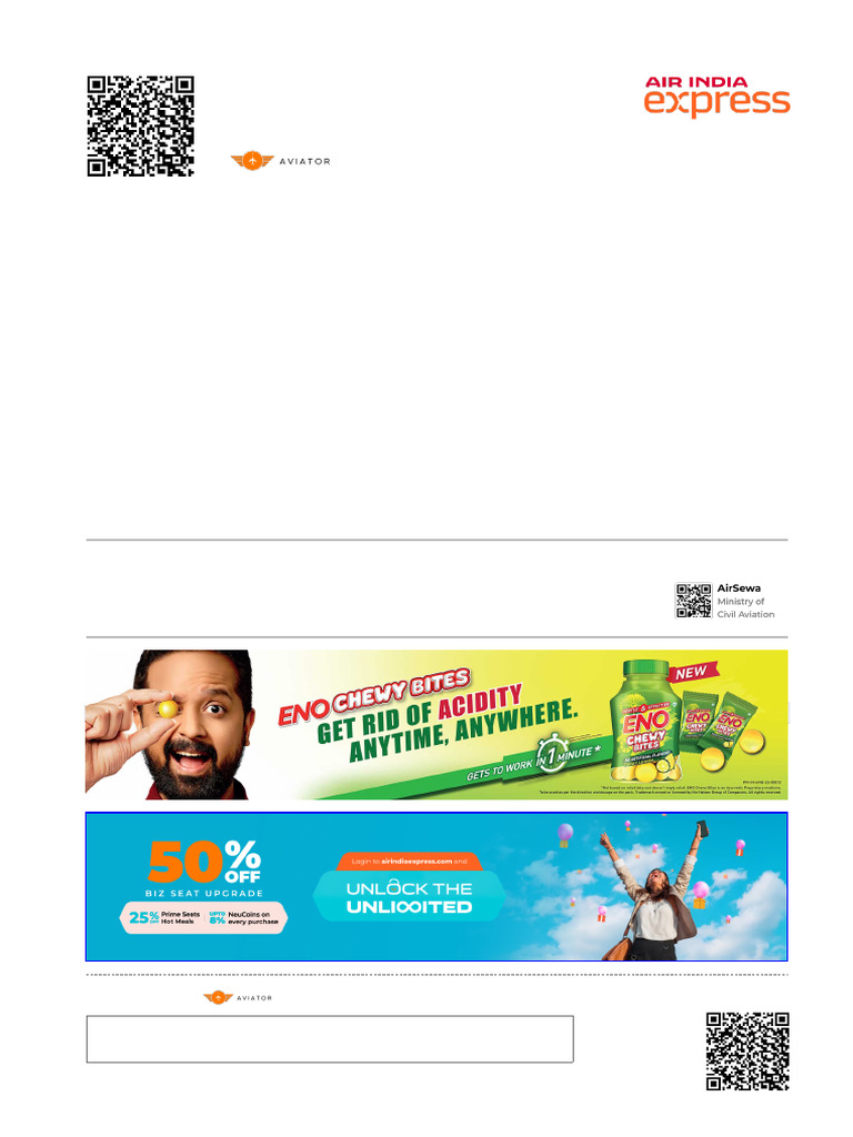 Boarding Pass (BLR IDR) | PDF