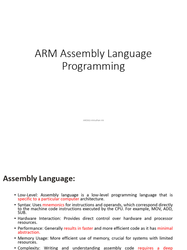 Asm Language | PDF | Assembly Language | Computer Programming Asm Language | PDF | Assembly Language | Computer Programming