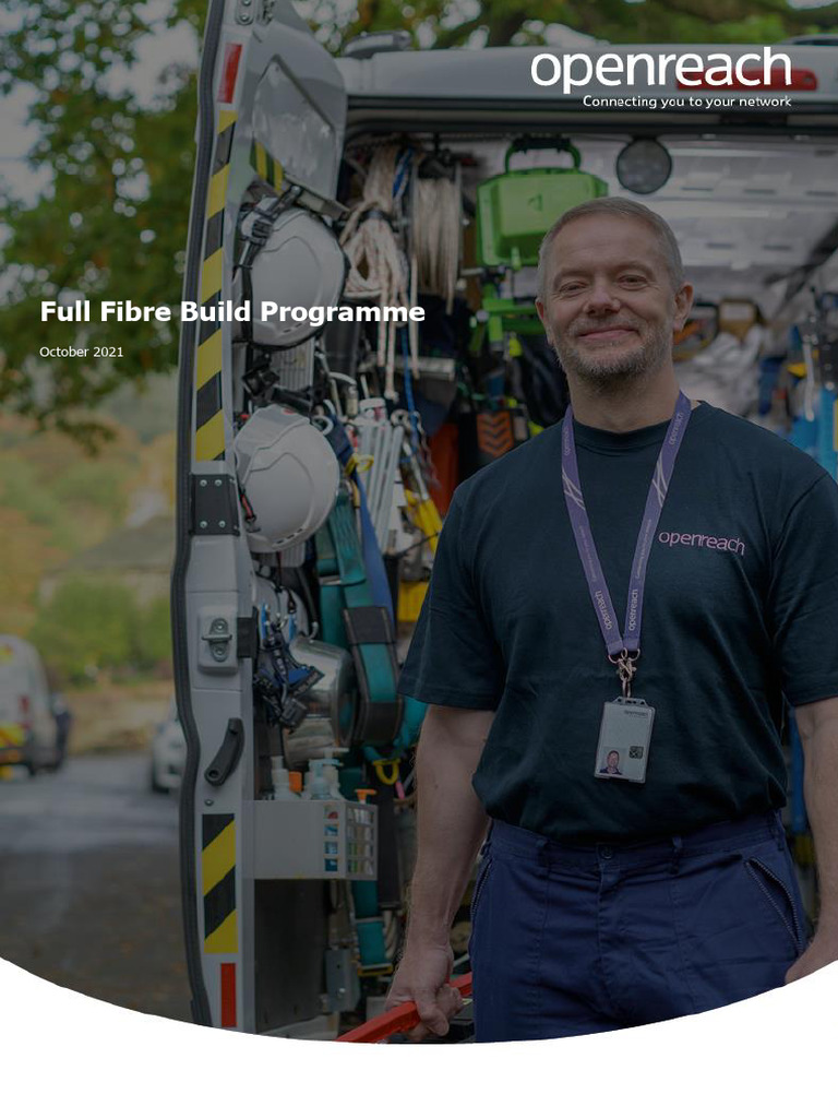 Ultrafast Full Fibre Build Programme October 2021 | PDF