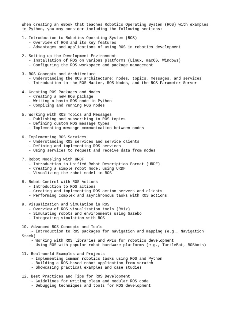 ROSebook | PDF | Computer Architecture | Computing