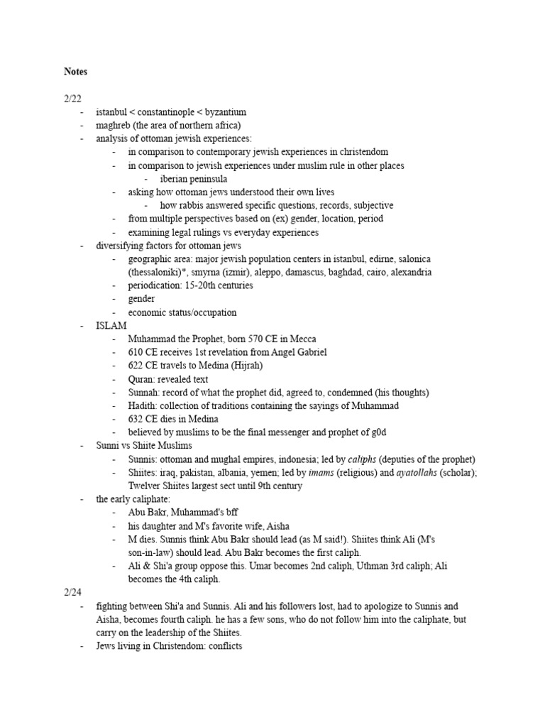 Jewish Life Under Muslim Rule | PDF | Rabbi | Halakha