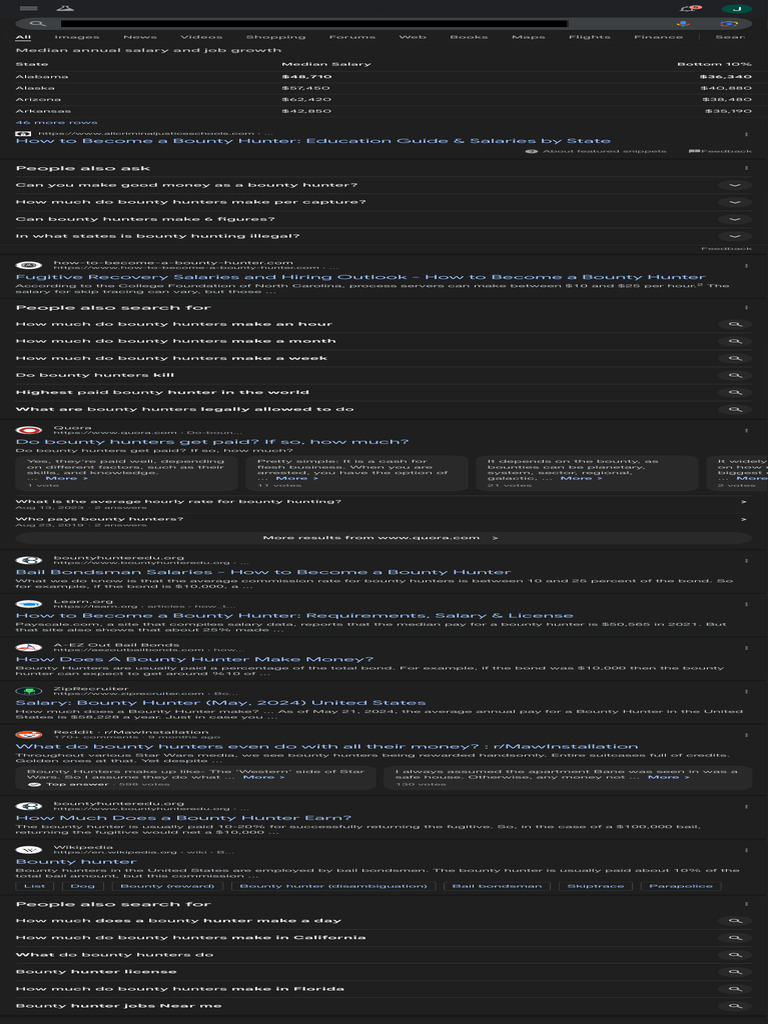How Much Do Bounty Hunters Get Paid - Google Search | PDF | Criminal Law