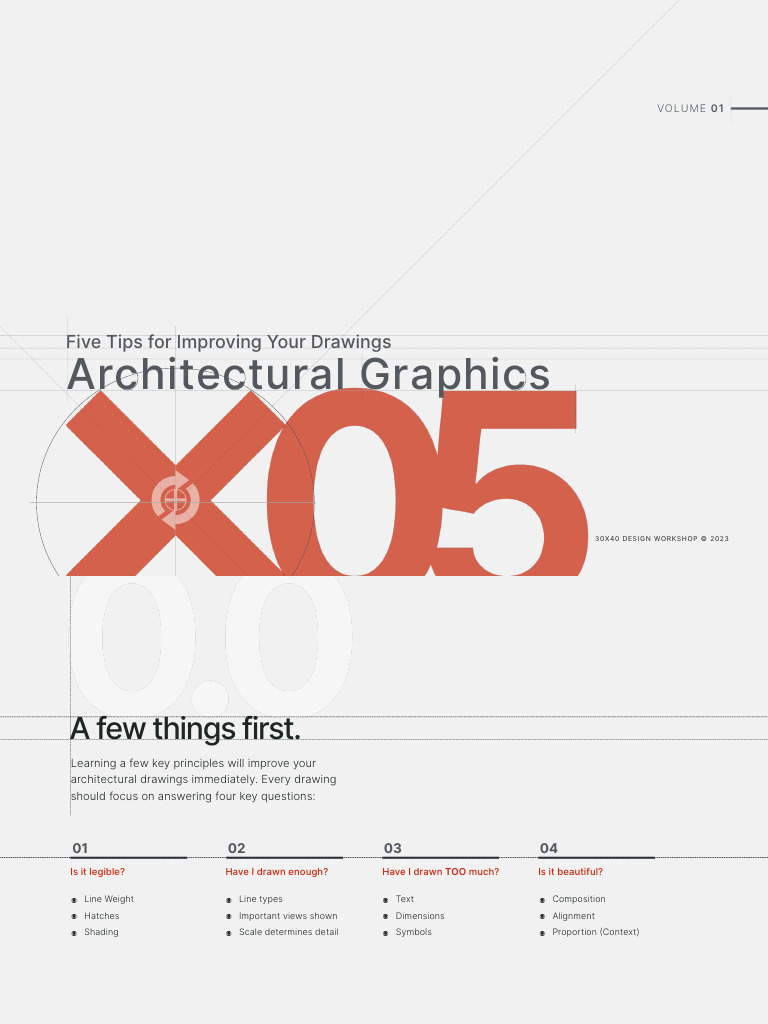 Improve Architectural Drawings: 5 Tips | PDF | Drawing | Page Layout