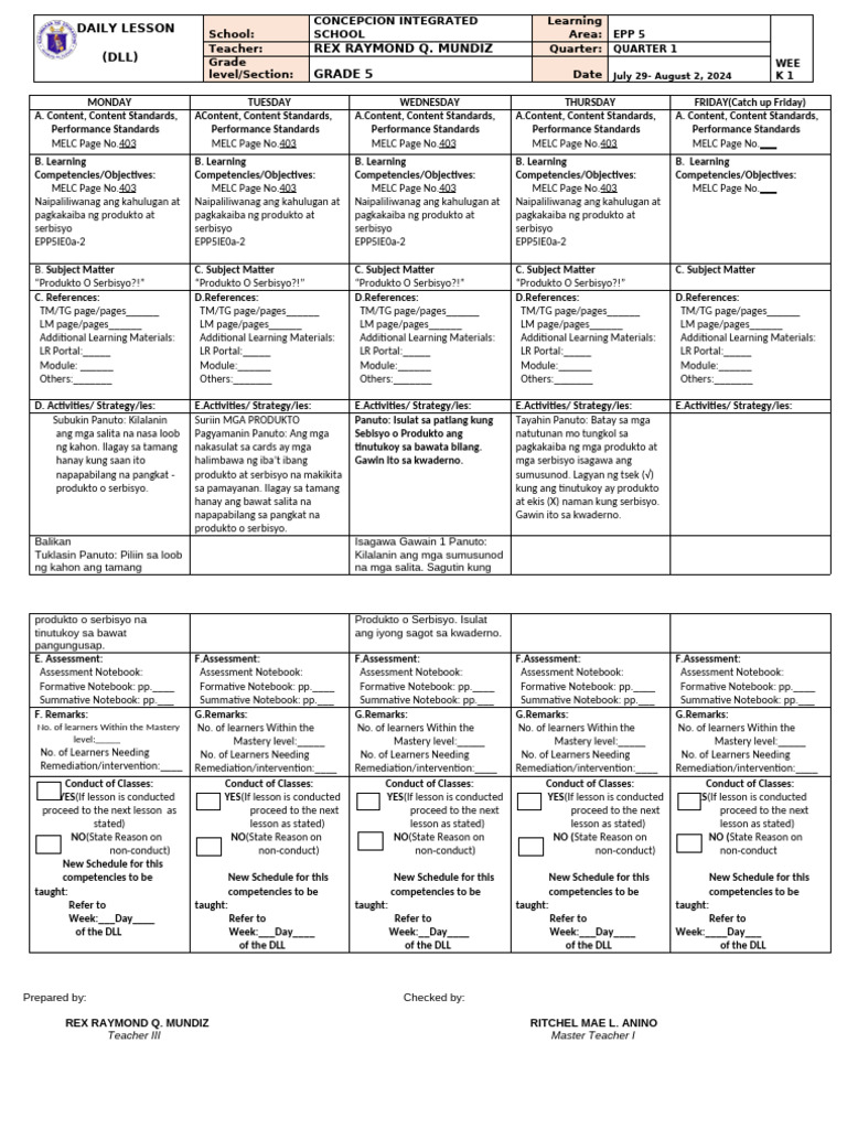Epp 5 W1-3 | PDF | Cognition | Evaluation Methods