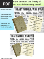 Aims of The Big Three | PDF | World War I | Treaty Of Versailles