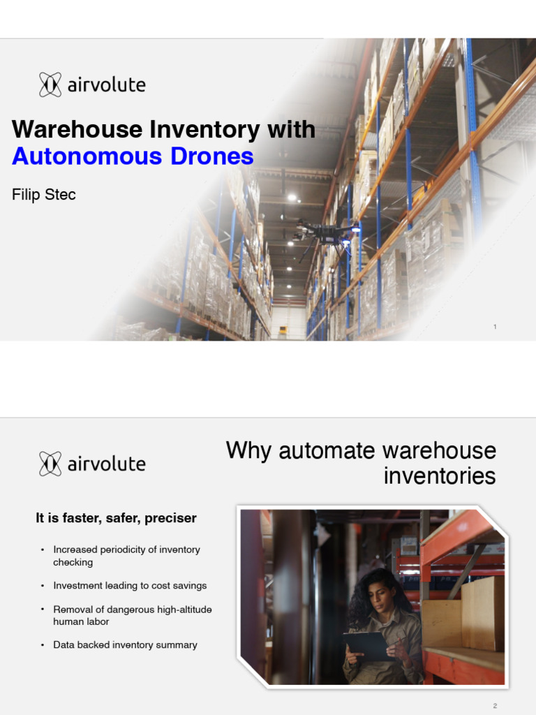Autonomous Drones in Warehouse Inventory | PDF | Unmanned Aerial ...