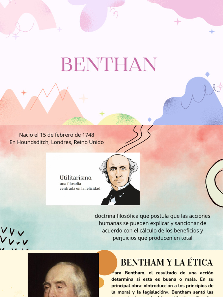 Bentham y el Utilitarismo Ético | PDF