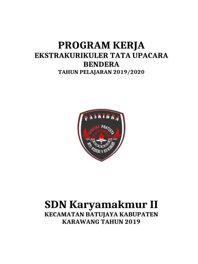 Program Kerja Paskibra | PDF