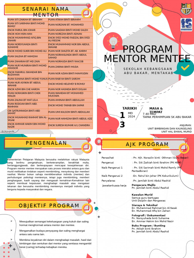 Buku Program Mentor Mentee | PDF