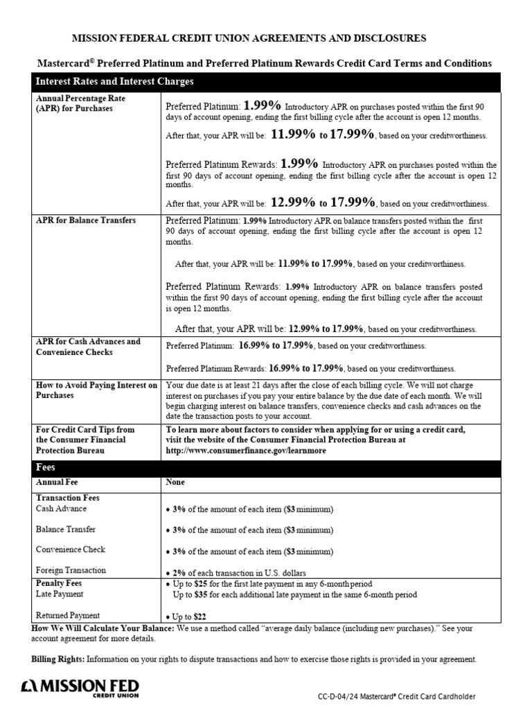Platinum Credit Card Rates | PDF | Credit Card | Economies