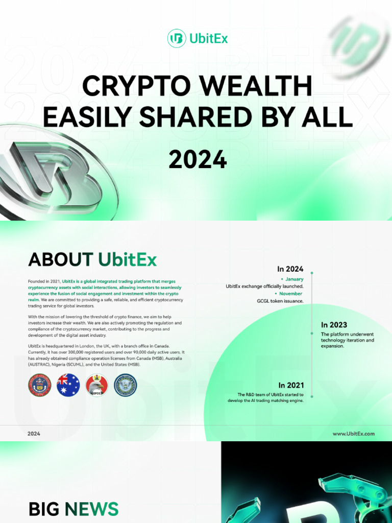 UbitEx Brand Intro 20241108 | PDF