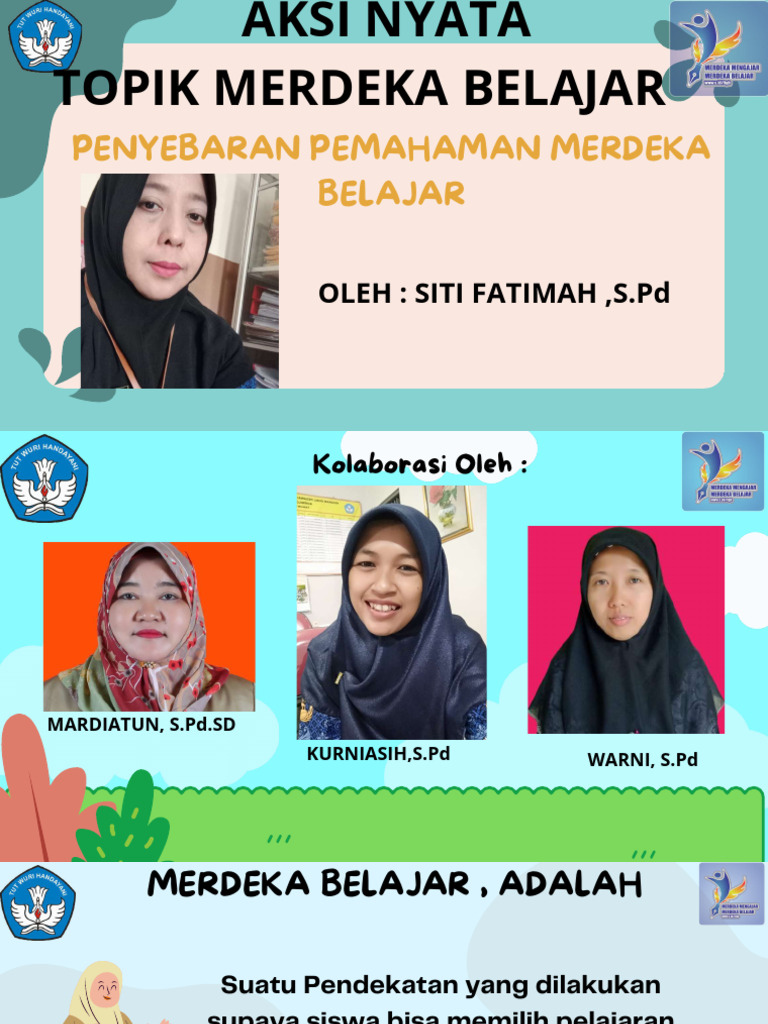 AKSI NYATA TOPIK MERDEKA BELAJAR PERBAIKAN - Compressed | PDF