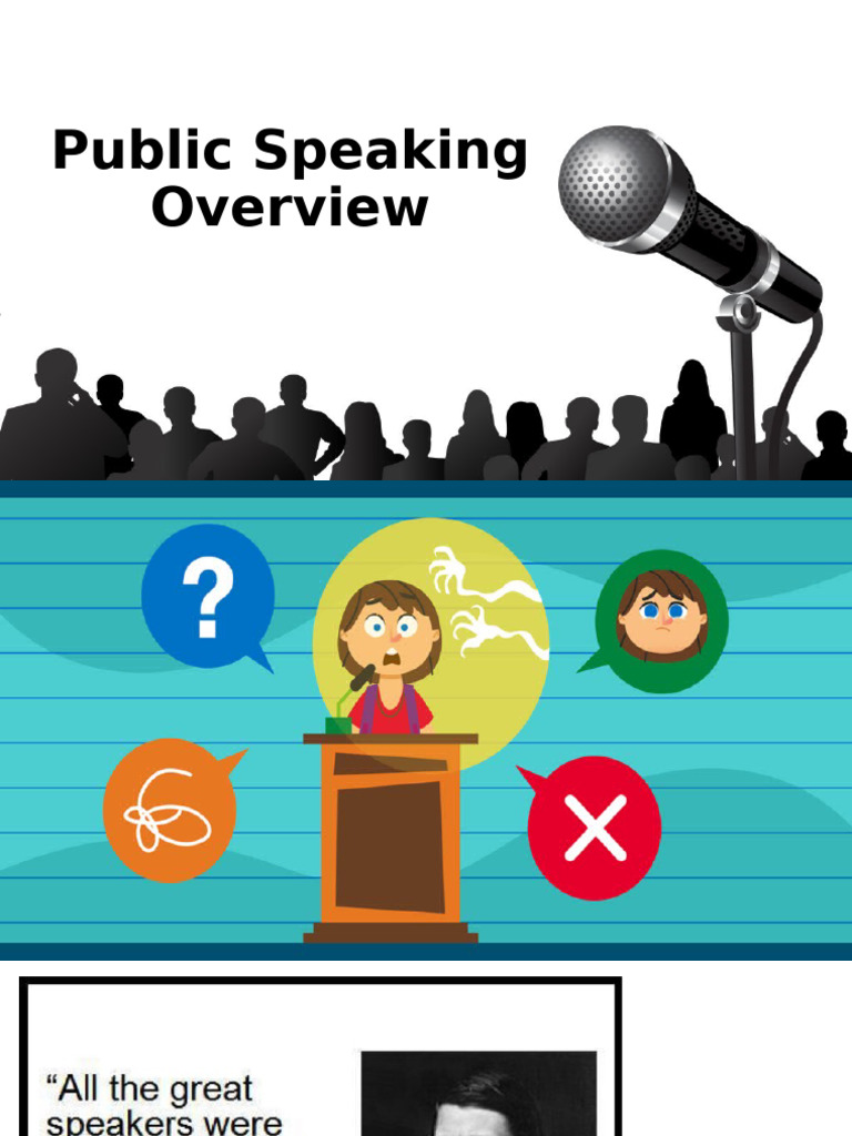 Public Speaking Overview | PDF | Public Speaking | Psychology
