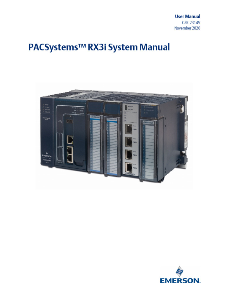 RX3i System Manual | PDF | Power Supply | Logic Gate