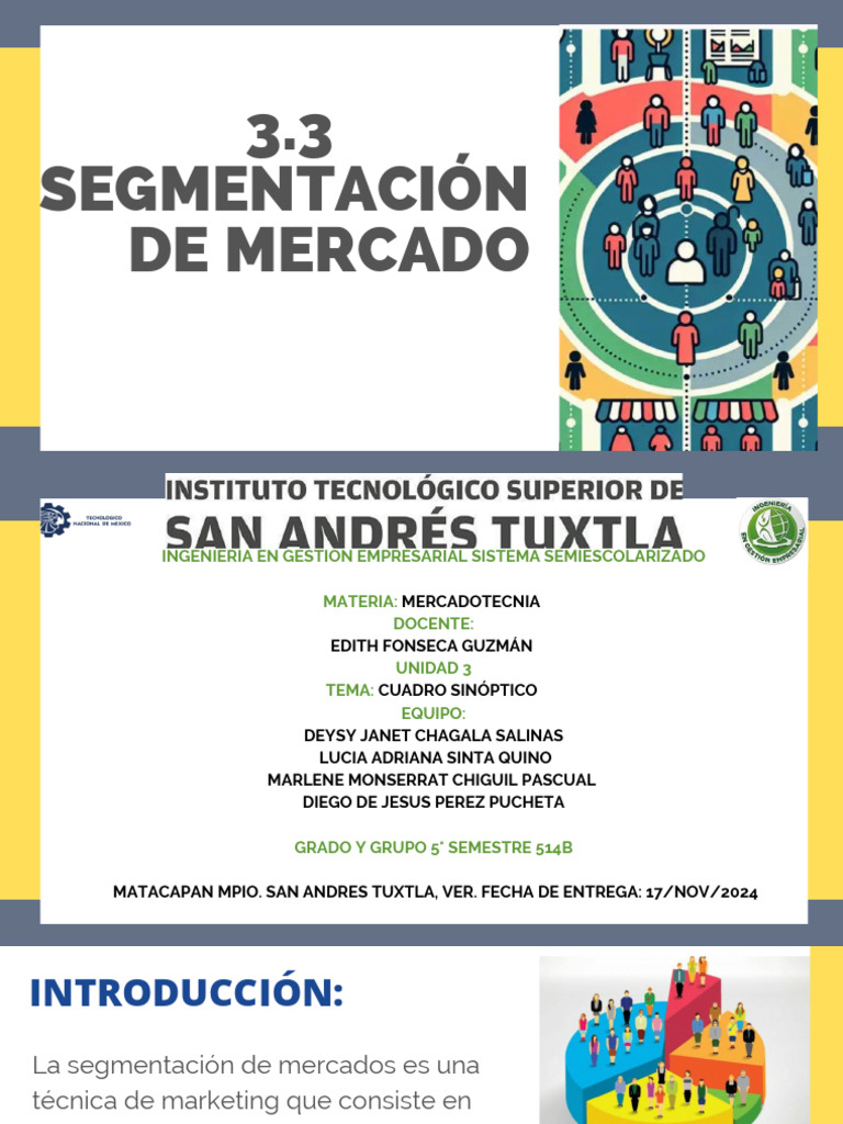 3 3 Segmentación De Mercados Pdf Marketing Mercado Economía
