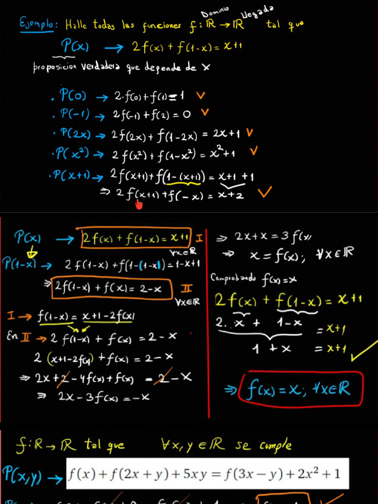 Ecuaciones Funcionales | PDF