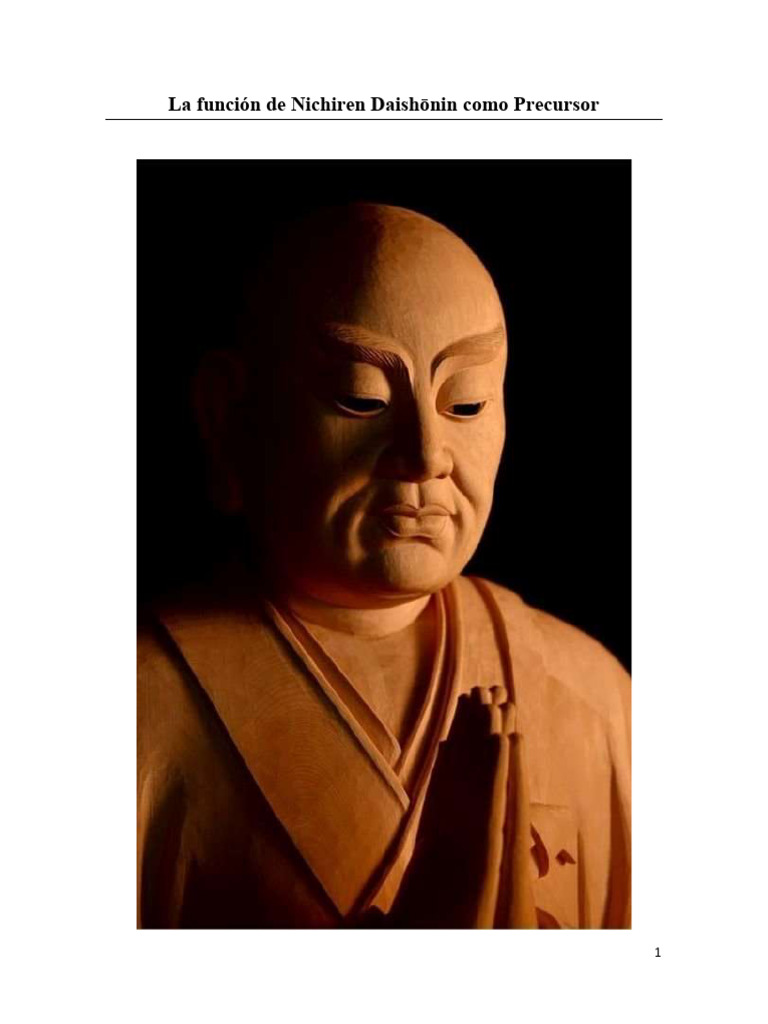 Nichiren Daishōnin: Precursor del Dai-Honzon | PDF | Nichiren | Sutra ...