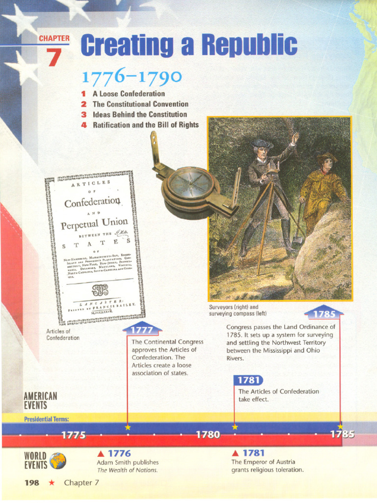 American Nation - Chapter 7 - Creating A Republic | PDF | United States ...