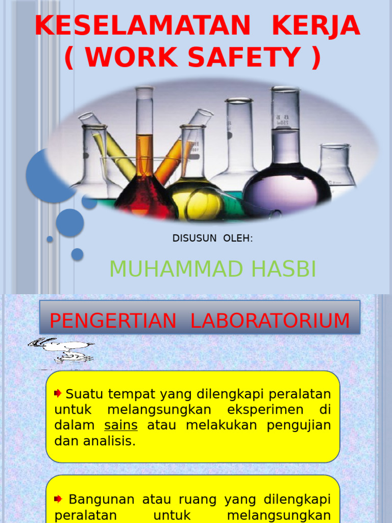 Keselamatan Kerja Di Lab. | PDF