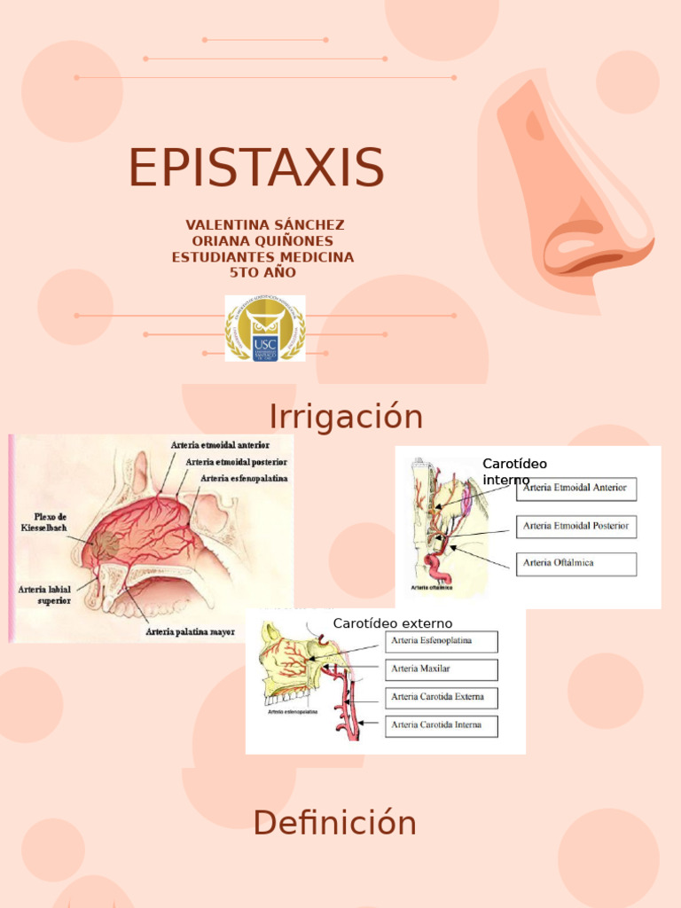 Epistaxis | PDF | Reanimación cardiopulmonar | Medicina CLINICA