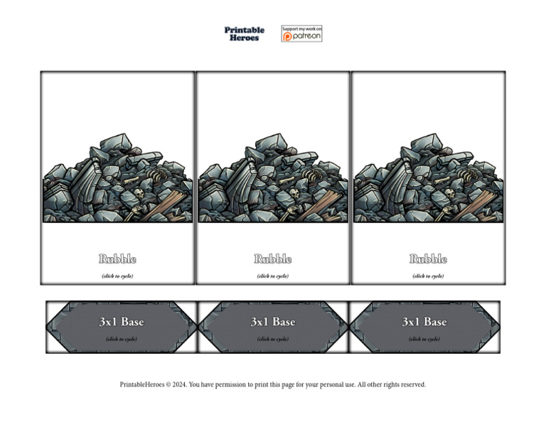 Prop - Rubble - 02 - Free | PDF