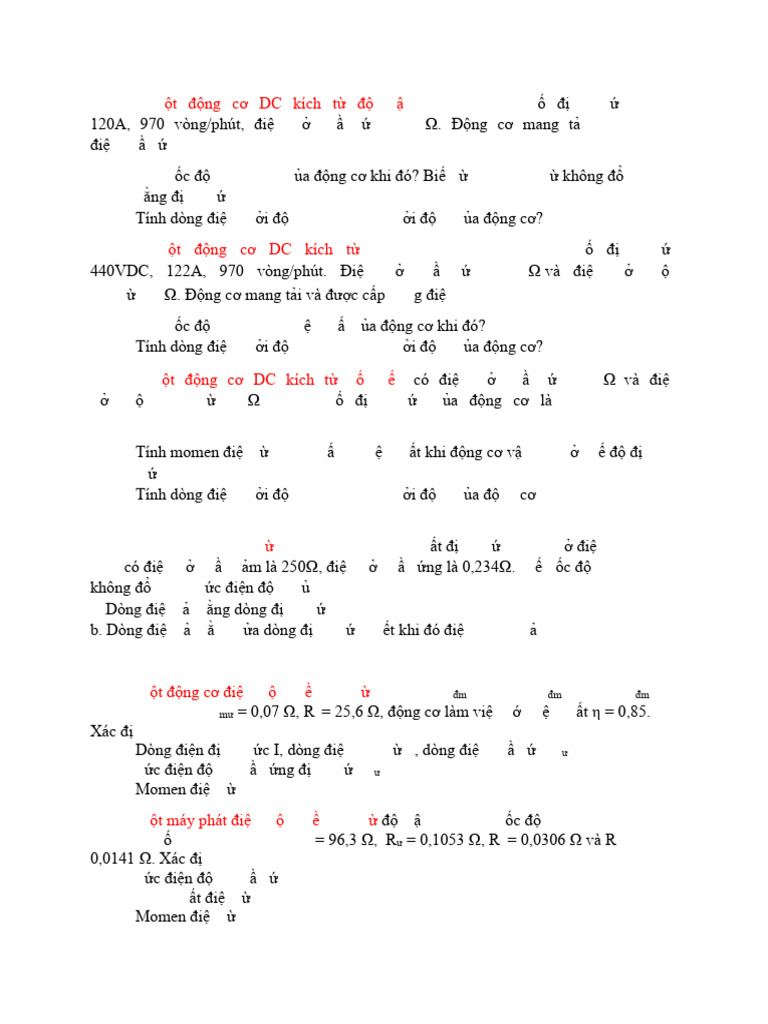 Bai Tap May DC | PDF