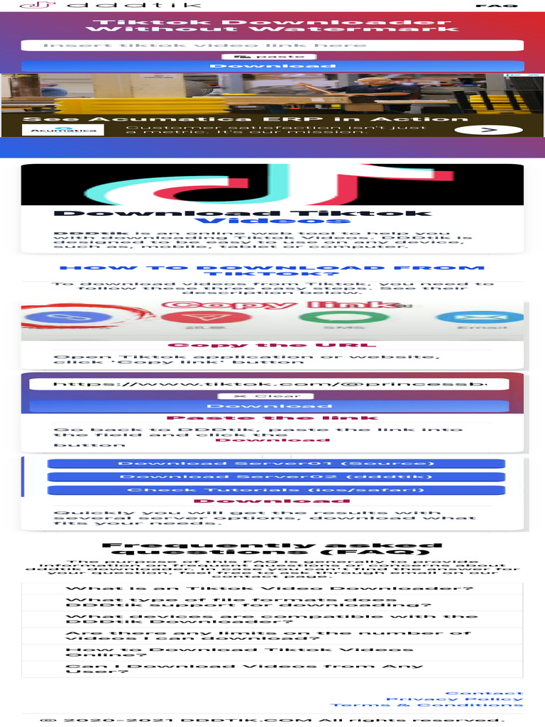 Tiktok Video Without Watermark - Tiktok Downloader | PDF | Computers