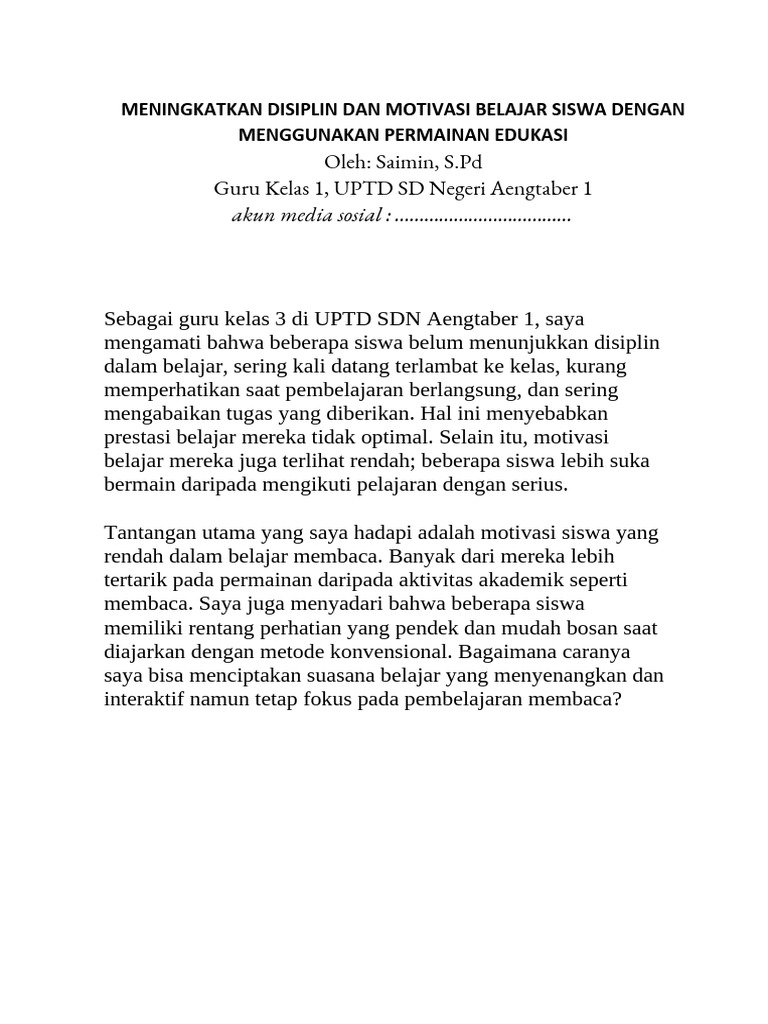 Praktik Baik - 1000pelita - Saimin | PDF