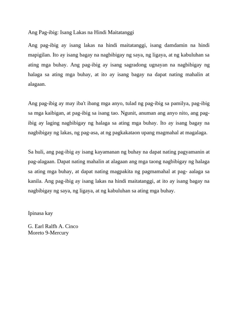 Ang Pag | PDF