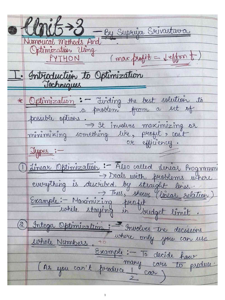Unit-3 NMOUP by Supriya | PDF
