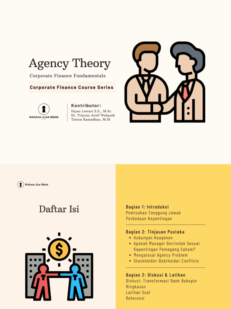 Ebook Agency Theory | PDF