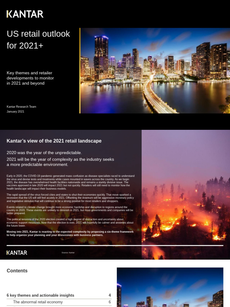 2021 01 Kantar 2021 US Retail Outlook | PDF | Retail | Walmart