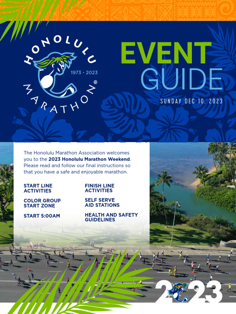 Honolulu Marathon 2023 Event Guide | PDF | Honolulu | Marathon