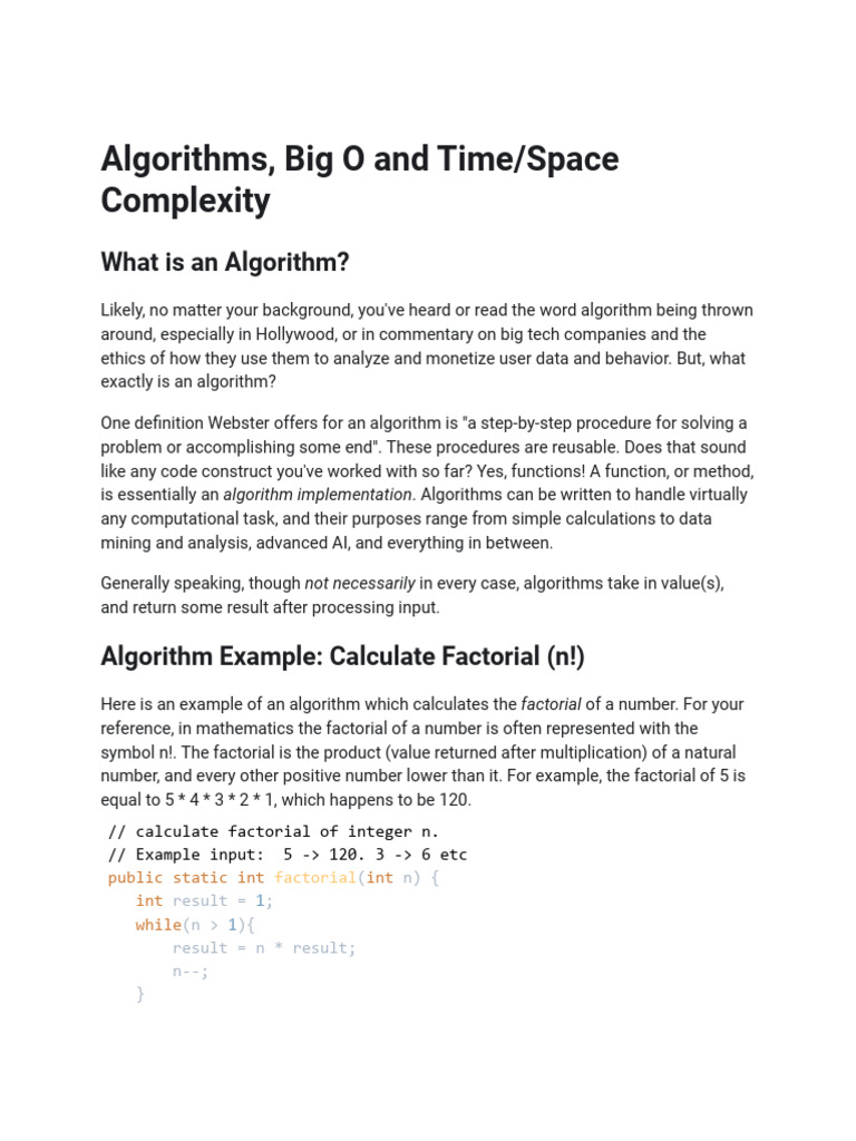 Coding Algorithms | PDF | Time Complexity | Algorithms Coding Algorithms | PDF | Time Complexity | Algorithms