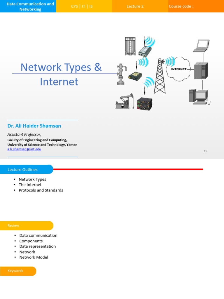 DCN_Lecture 2_Network Types | PDF | Computer Network | Wide Area Network