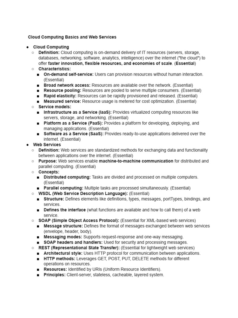 CC_unit1_overview | PDF | Cloud Computing | Software As A Service