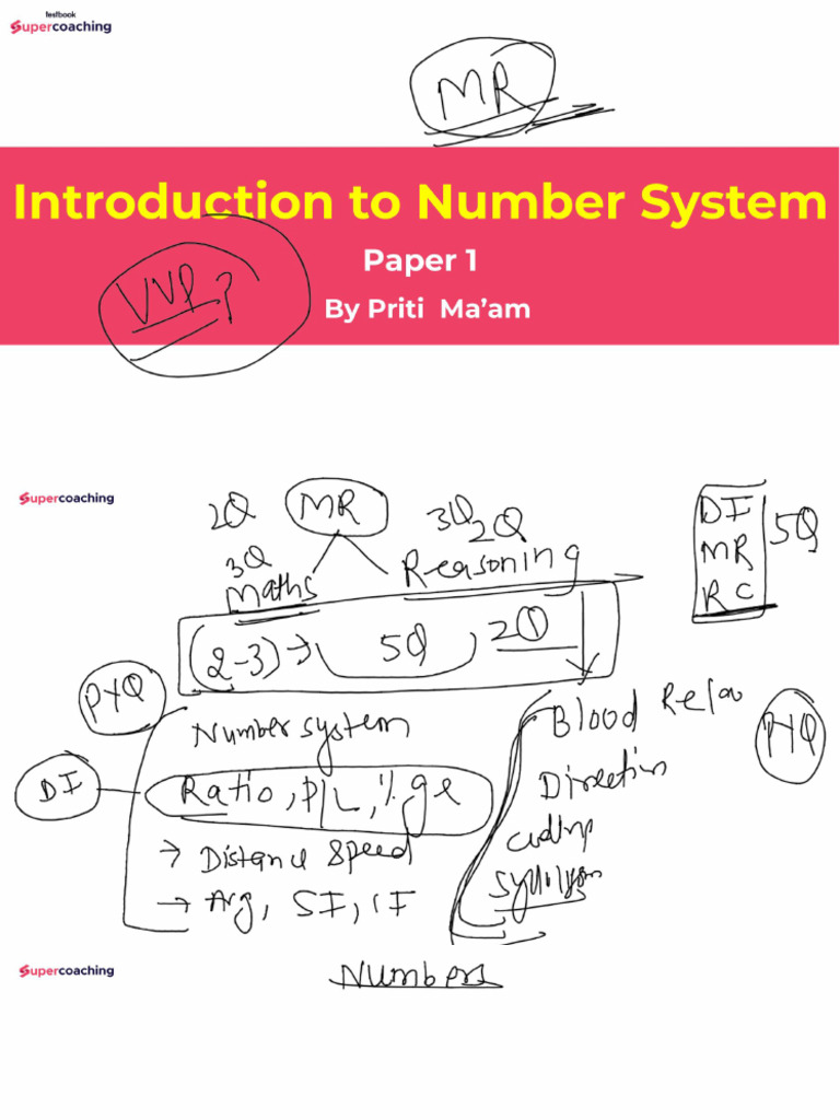 Introduction To Number System - 1721894662 | PDF