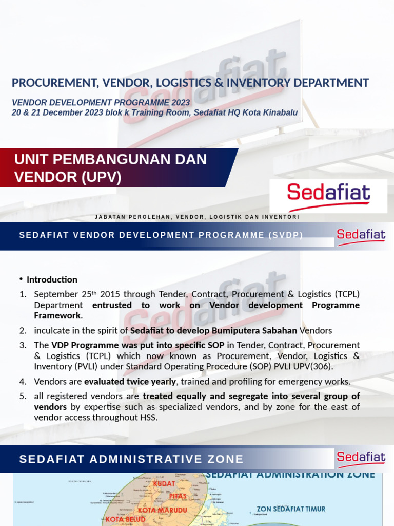 VDP Unit Pembangunan & Vendor 2023 Module 1 | PDF