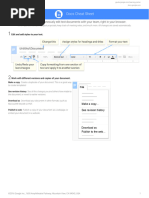 Google Docs Cheat Sheet | PDF