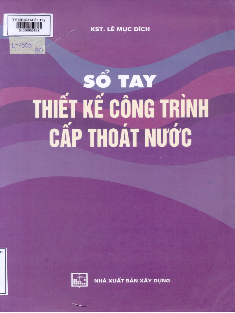 Thiet Ke Cong Trinh Cap Thoat Nuoc Le Muc Dich | PDF