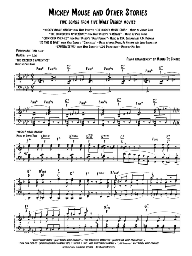 Mickey Mouse March | PDF