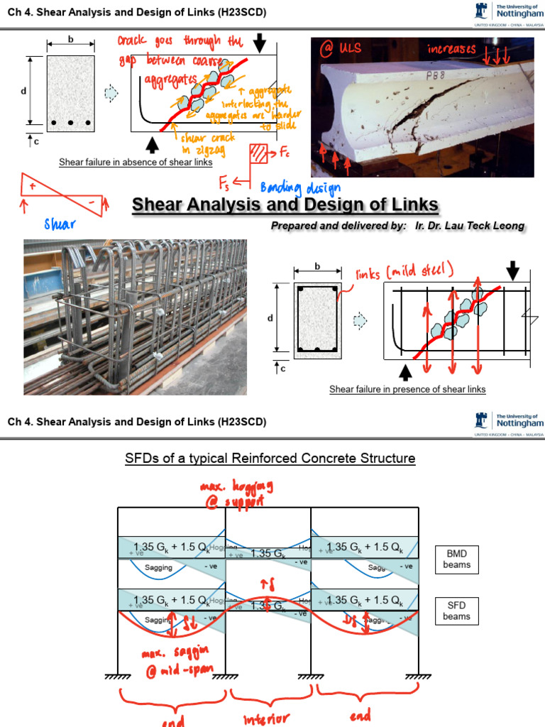 RC Shear Analysis Design | PDF | Fracture | Beam (Structure)