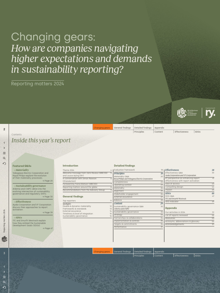 Navigating Sustainability Reporting 2024 | PDF | Sustainability ...