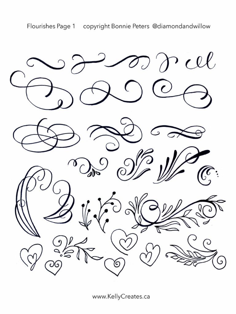 Flourishes 1 Bonnie Peters | PDF