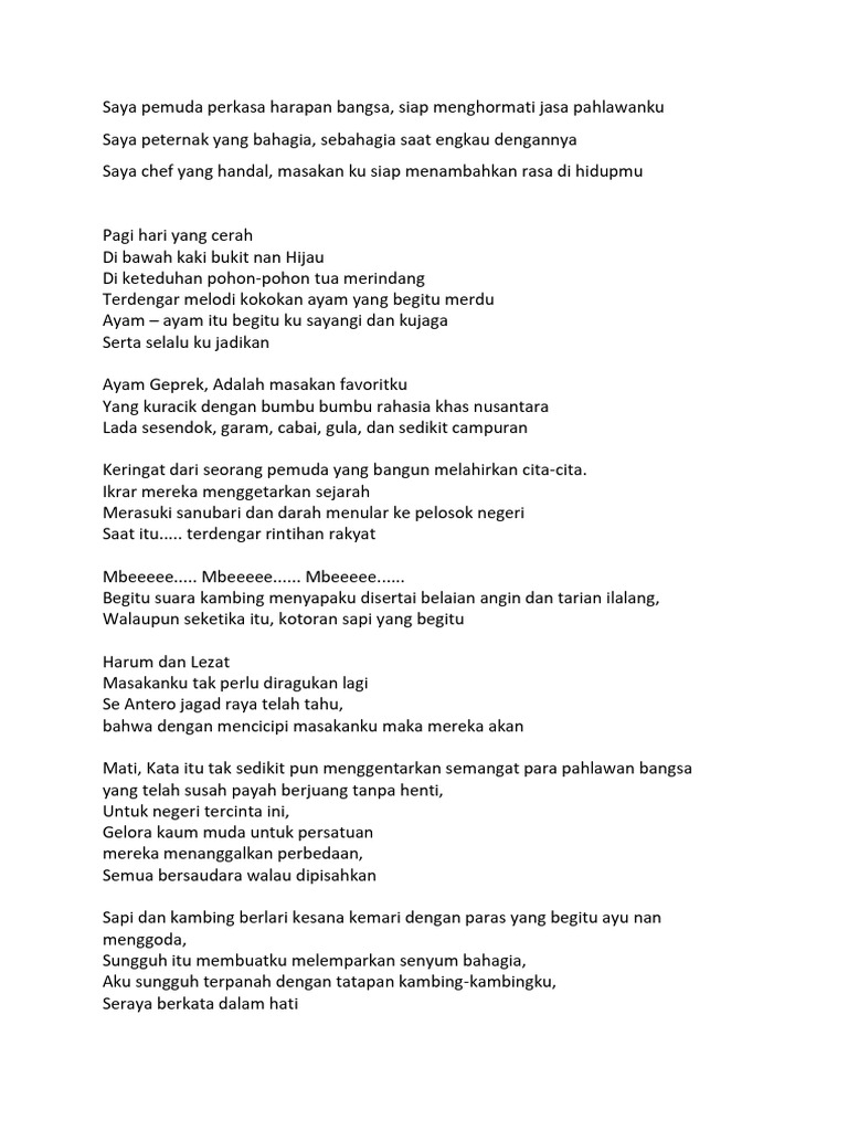 Puisi Berantai Tiga Orang Uptd SDN 23 Barru | PDF | Griya & Taman | Puisi