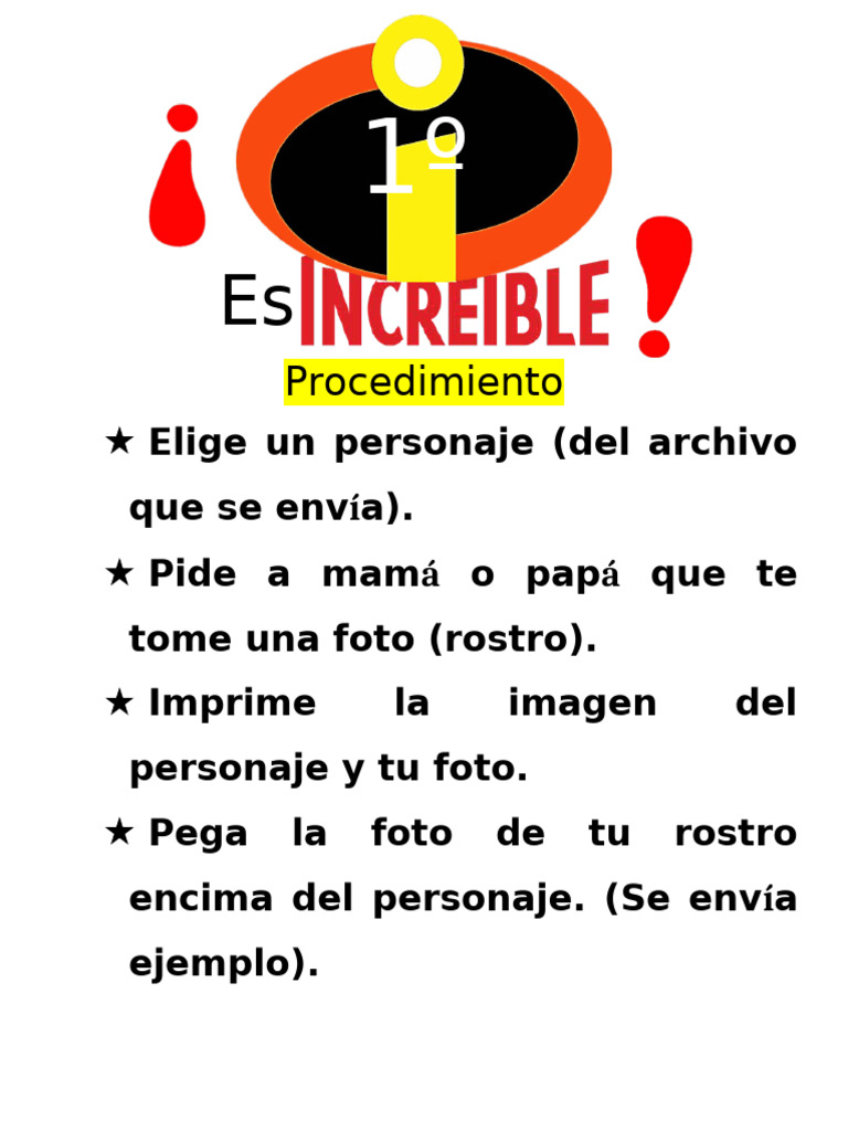 1ºA Es Increíble | PDF