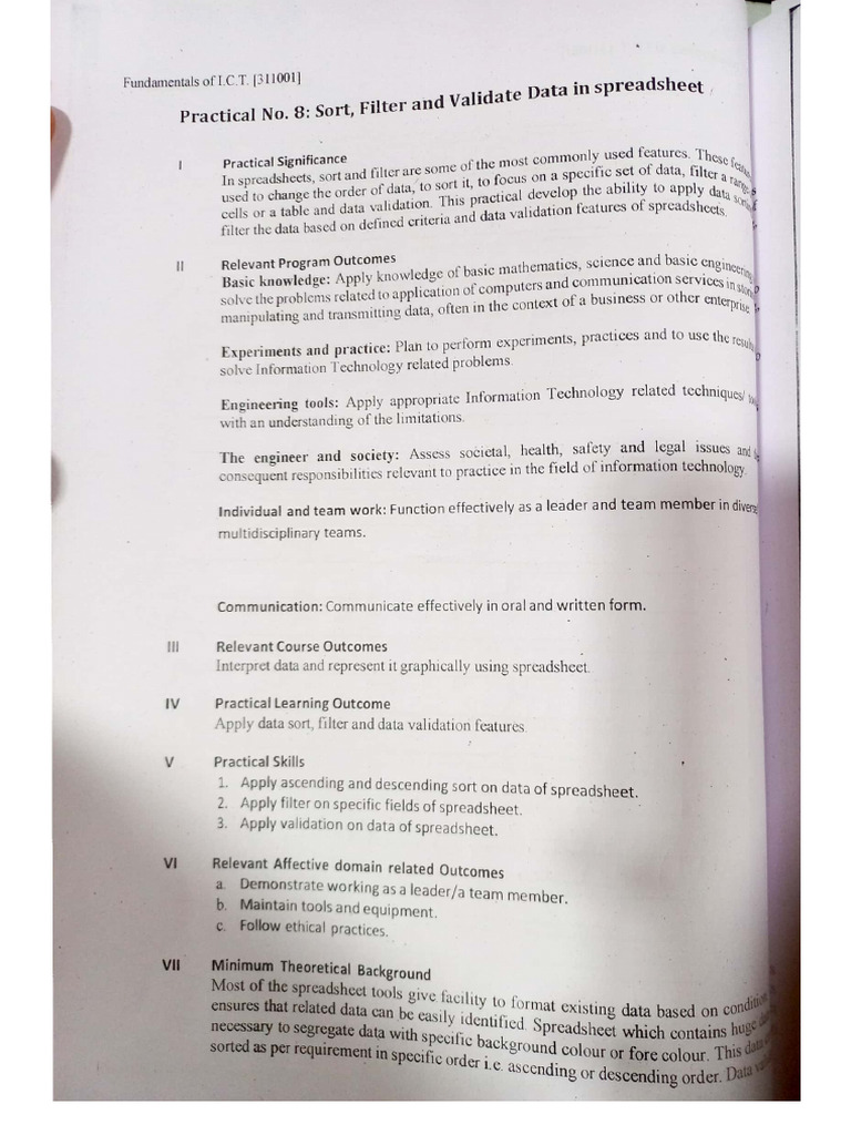 Practical 08 ICT Lab | PDF